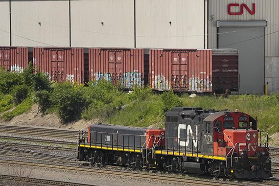 Les revenus et l’efficacité du CN en baisse - Les Affaires
