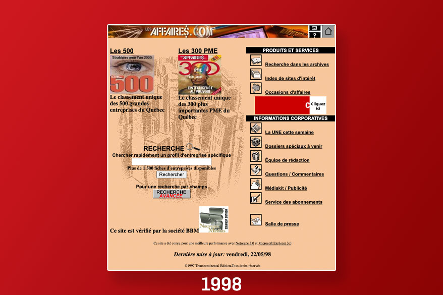 Nouveau site, mur payant, nouvelles infolettres… Les Affaires se ...