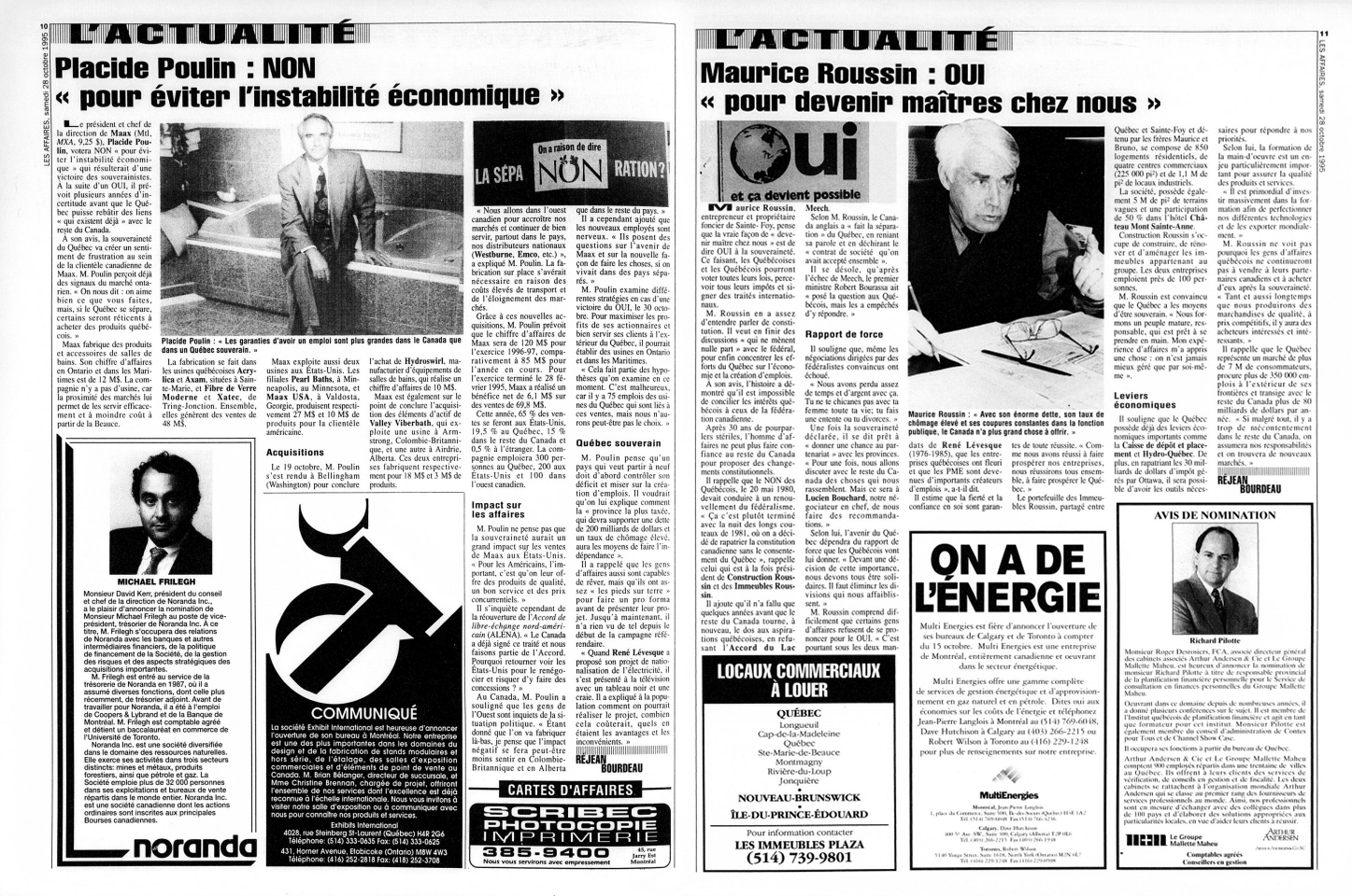 «Les Affaires» et le référendum de 1995: chronique d’une communauté ...